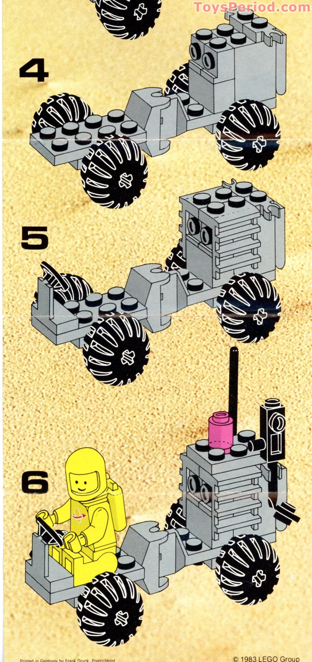 LEGO 6823 Surface Transport Instructions and Parts List