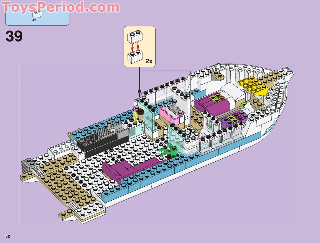 LEGO 41015 Dolphin Cruiser Instructions and Parts List