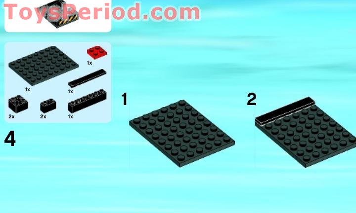 LEGO 4204 The Mine Instructions and Parts List