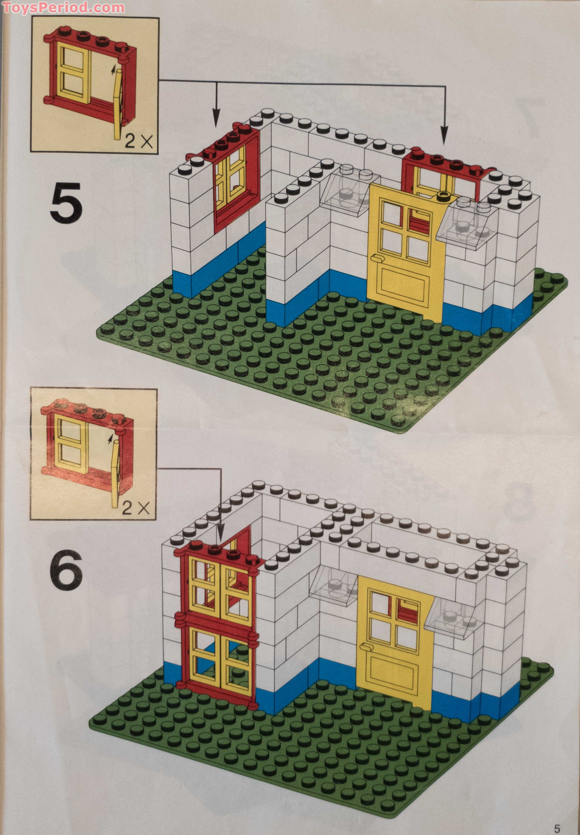 LEGO 1878 Small Bucket Instructions and Parts List