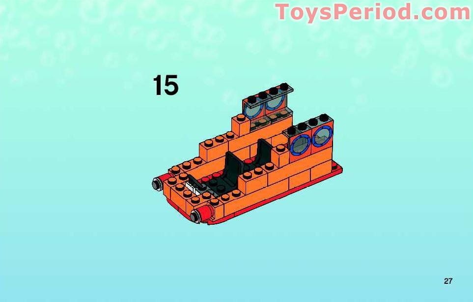 LEGO 3830 Bikini Bottom Express Instructions and Parts List