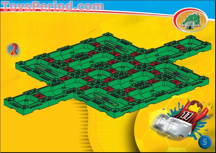 LEGO 3425-2 Grand Championship Cup Instructions and Parts List