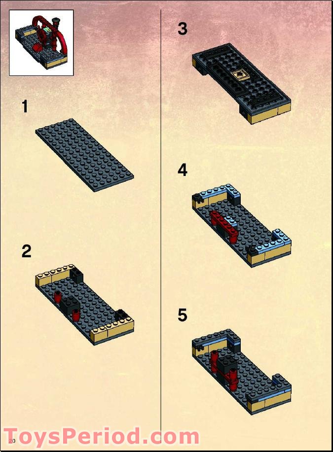 LEGO 4768-1 The Durmstrang Ship Instructions and Parts List