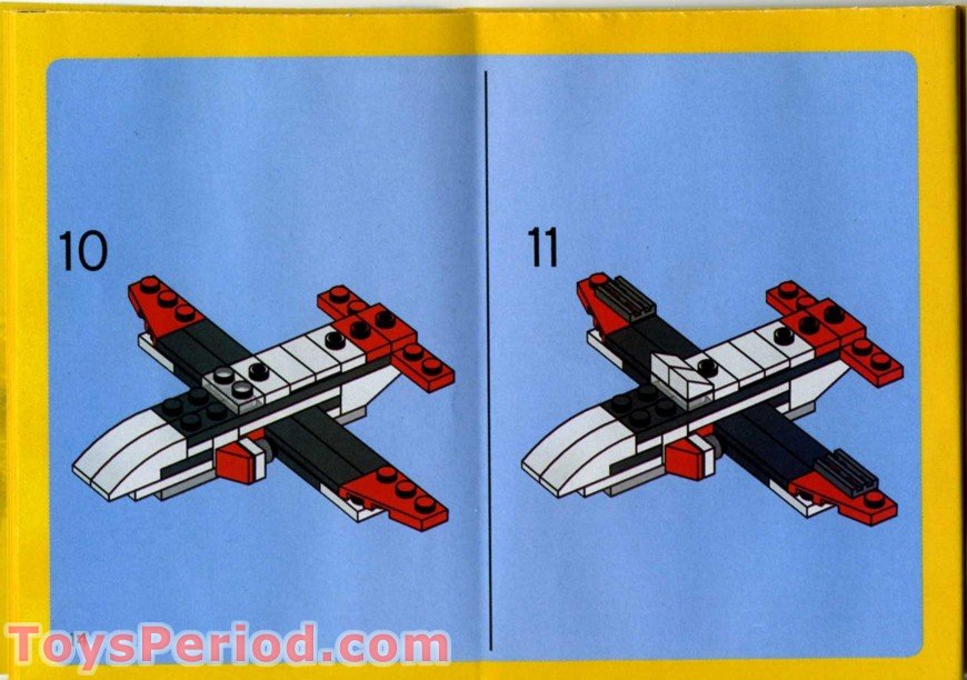 LEGO 4918 Mini Flyers Instructions and Parts List