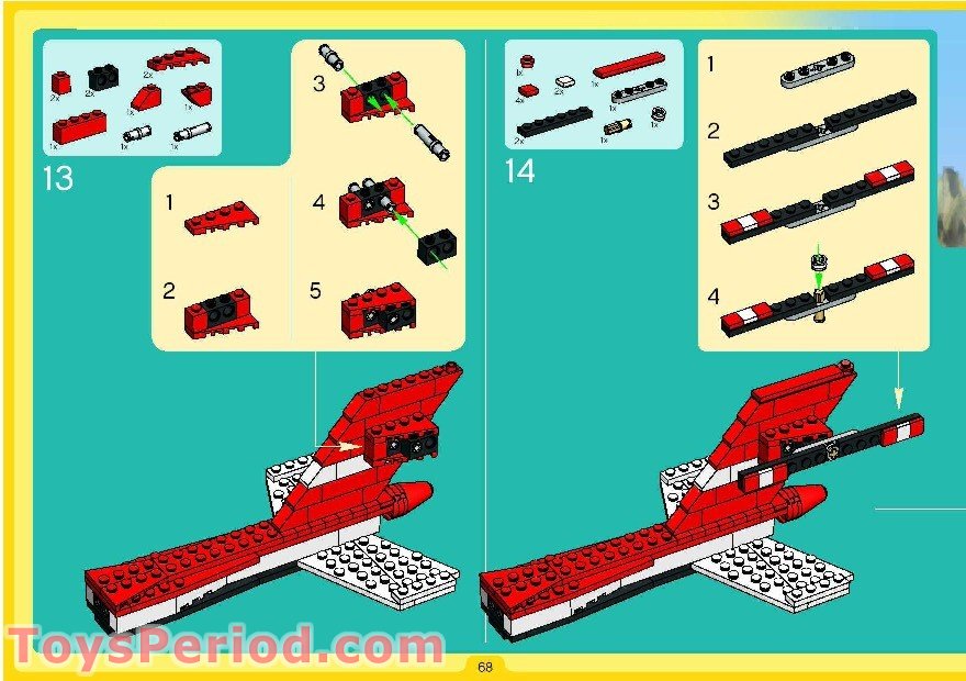 LEGO 4403 Air Blazers Instructions and Parts List