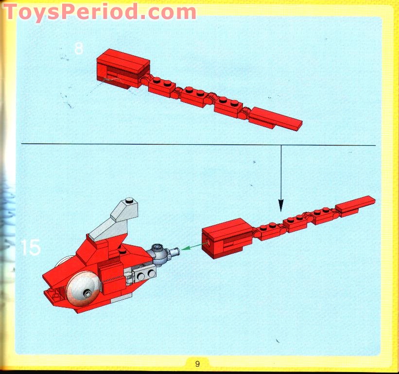 LEGO 4506 Deep Sea Predators Instructions and Parts List