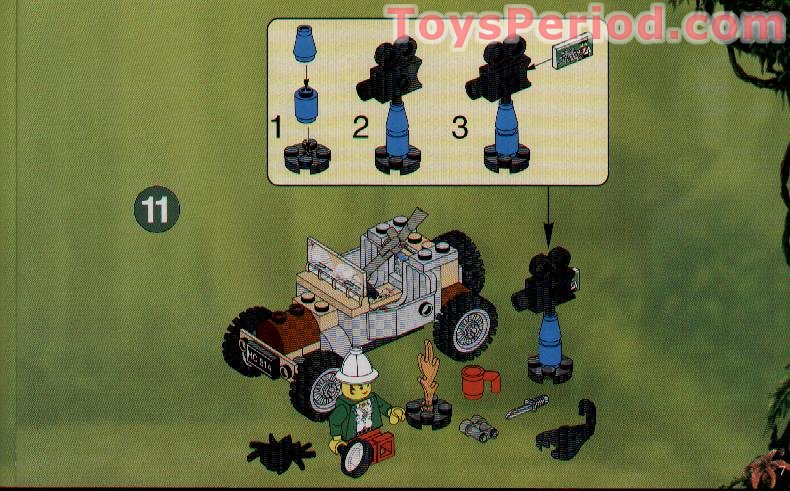 LEGO 5936 Spider's Secret Instructions and Parts List