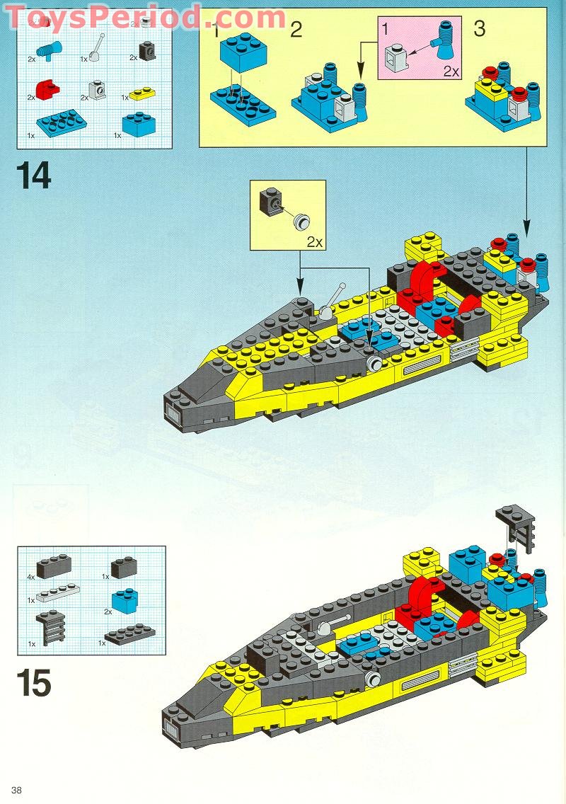 LEGO 5542 Black Thunder Instructions and Parts List