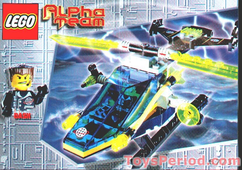LEGO 6773 Alpha Team Helicopter Instructions and Parts List