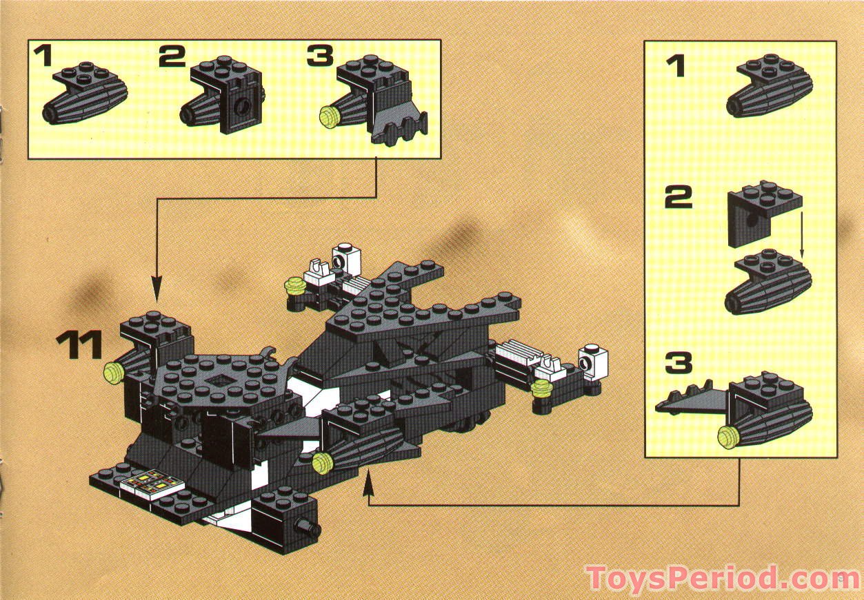 LEGO 6861-2 Blacktron Super Vehicle (Super Model Instructions ...