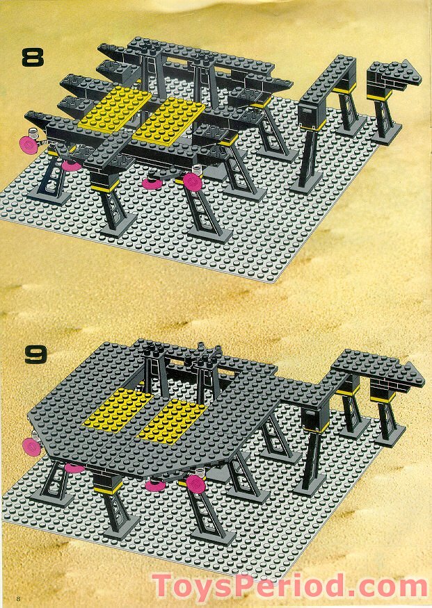 LEGO 6987 Message-Intercept Base Instructions and Parts List