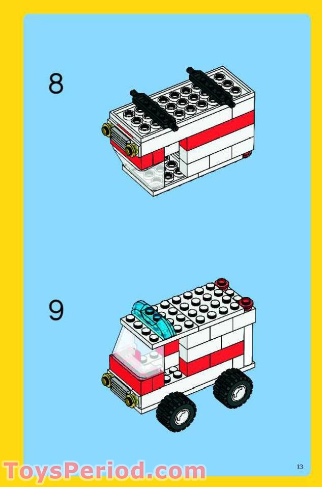 LEGO 6164 LEGO Rescue Building Set Instructions and Parts List