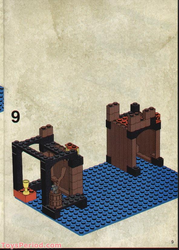 LEGO 6249 Pirates Ambush Instructions and Parts List