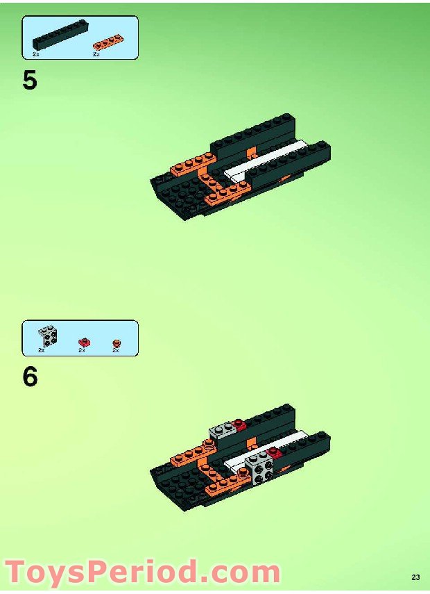 LEGO 7649 MT-201 Ultra-Drill Walker Instructions and Parts List