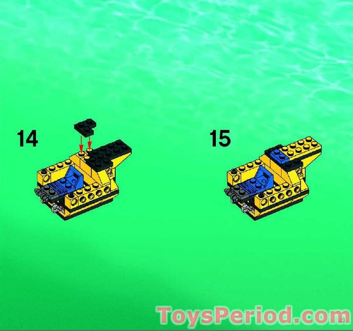 LEGO 7776 The Shipwreck Instructions and Parts List