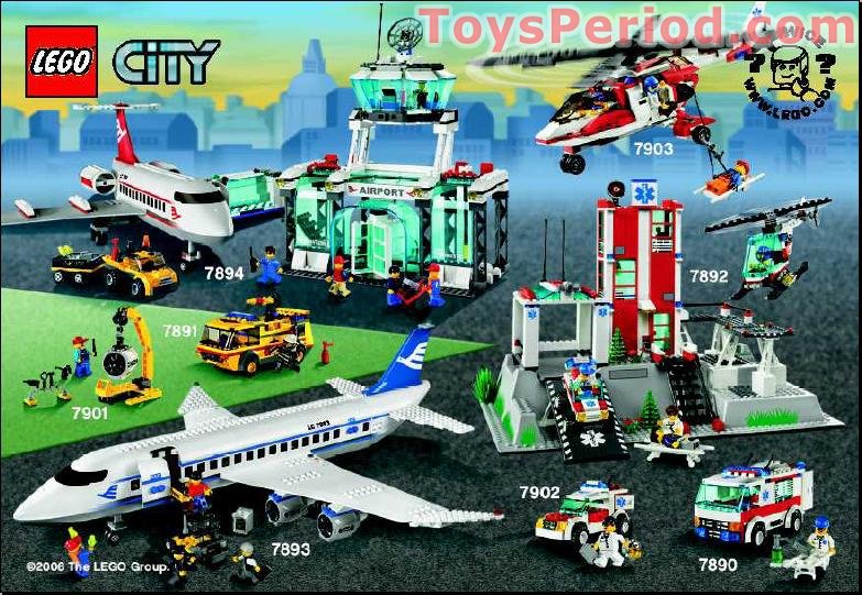 LEGO 7902 Doctor's Car Instructions and Parts List