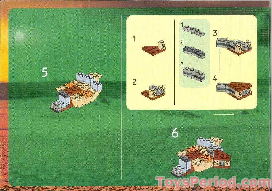 LEGO 7316 Excavation Searcher Instructions and Parts List