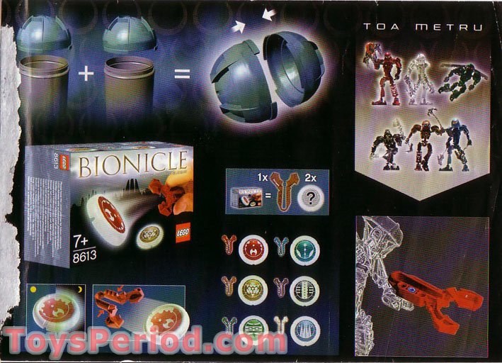 LEGO 8602 Toa Nokama Instructions and Parts List