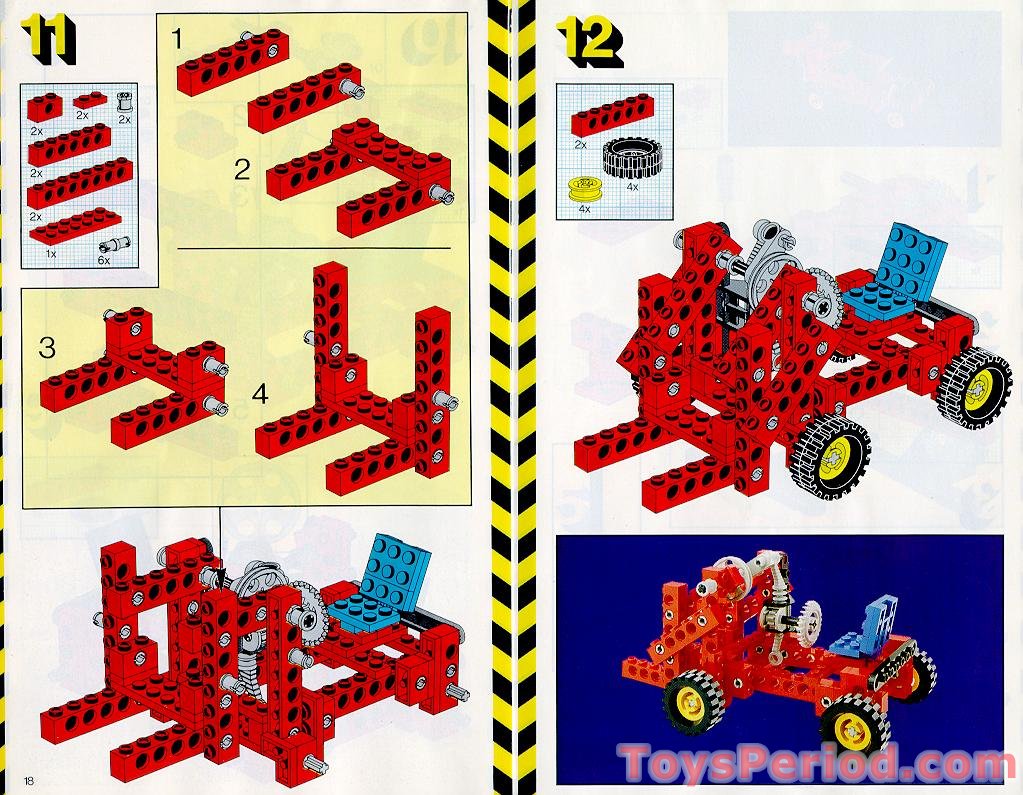 LEGO 8024 Universal Building Set Instructions and Parts List