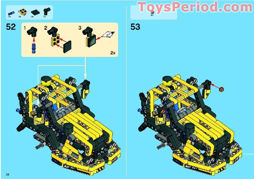 LEGO 8264 Hauler Instructions and Parts List