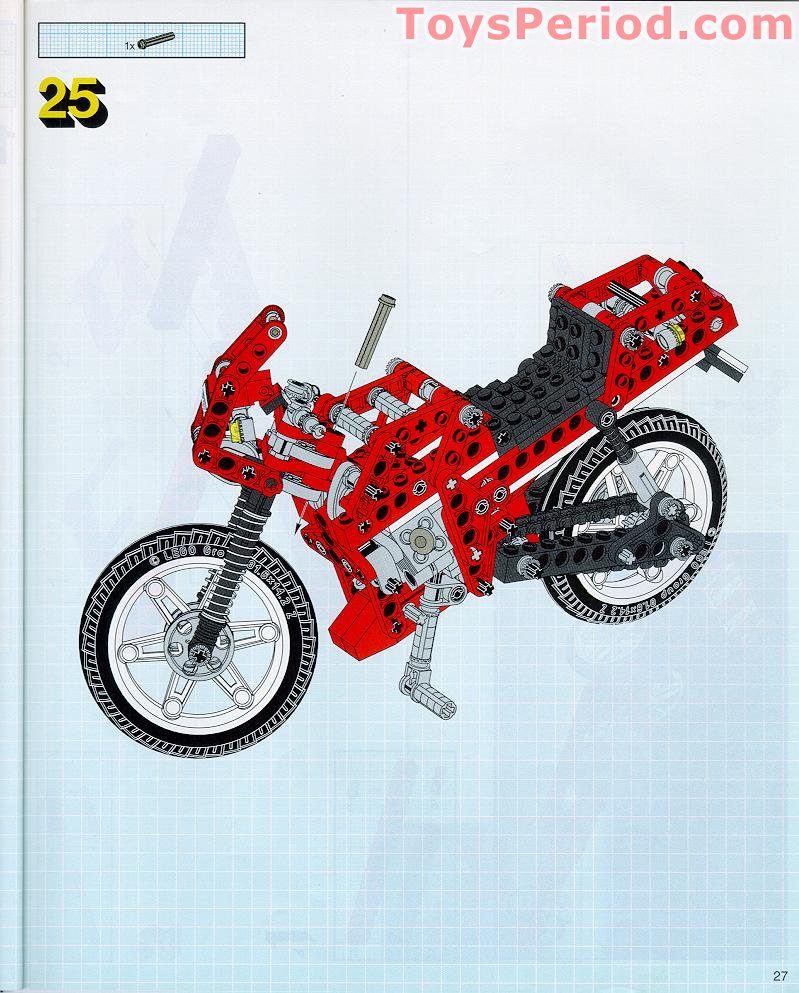 LEGO 8422 Circuit Shock Racer Instructions and Parts List