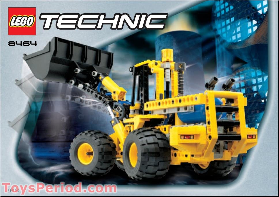 LEGO 8464 Pneumatic Front End Loader Instructions and Parts List