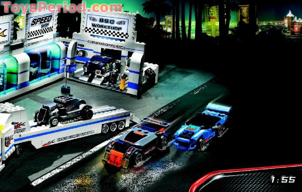 LEGO 8495 Crosstown Craze Instructions and Parts List