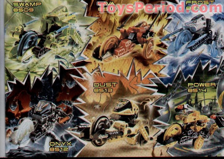 LEGO 8511 Frost Instructions and Parts List