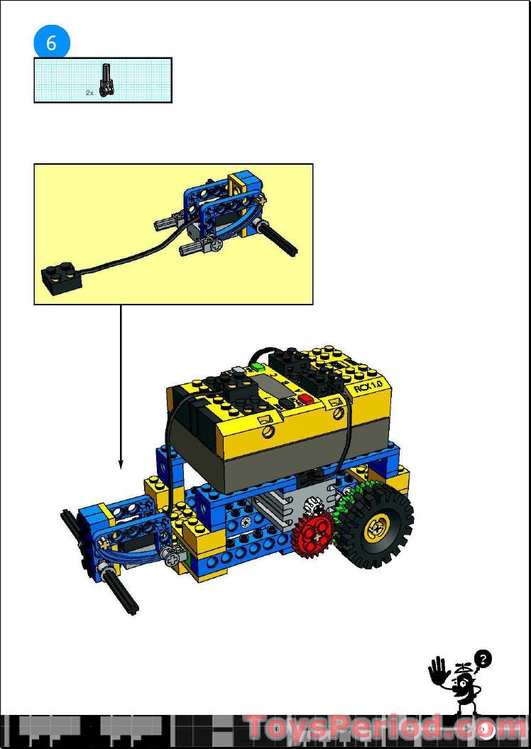 LEGO 9786 Robo Technology Set with USB Cable Instructions and Parts List