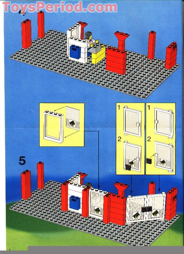 LEGO 1490 Town Bank Instructions, from 1988 | LEGO Reference