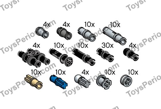 LEGO 10073 Bushes Set Parts List