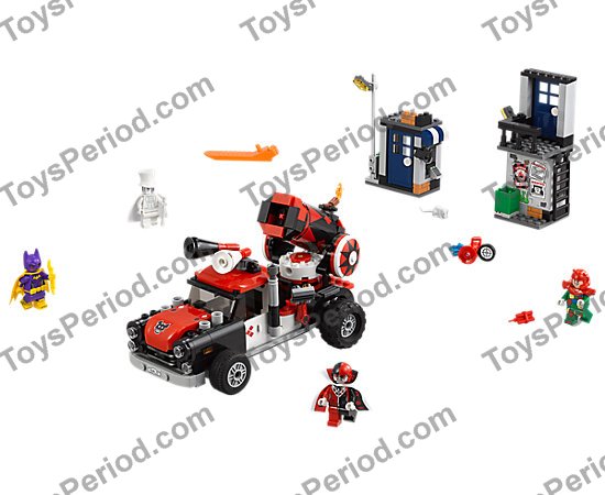 LEGO 70921 Harley Quinn Cannonball Attack Set Parts List