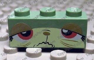 LEGO Sets with Part 3622pb052 Brick 1 x 3 with Cat Face Sick Pattern ...