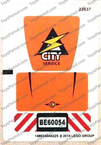 LEGO Sets with Part 60054stk01a Sticker Sheet for Set 60054 ...