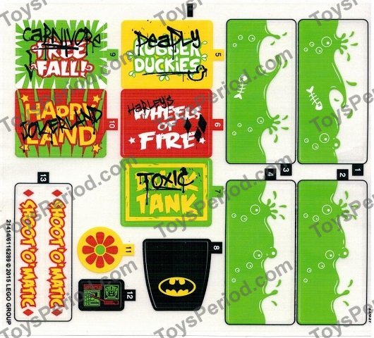 LEGO Sets with Part 76035stk01a Sticker Sheet for Set 76035 - Sheet 1 ...