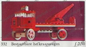 LEGO 332 Tow Truck Instructions and Parts List