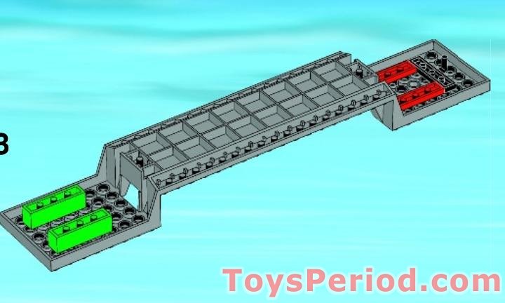 LEGO 4203 Excavator Transport Instructions and Parts List