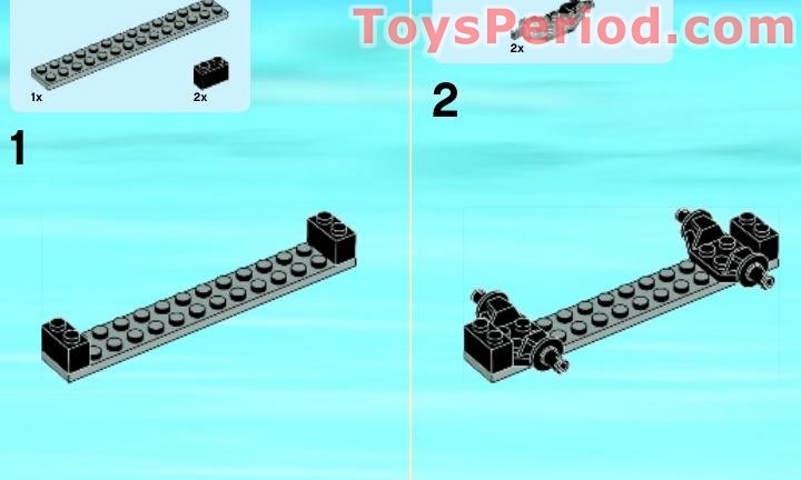 LEGO 4204 The Mine Instructions and Parts List
