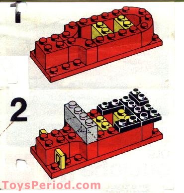LEGO 610-1 Vintage Car Instructions and Parts List