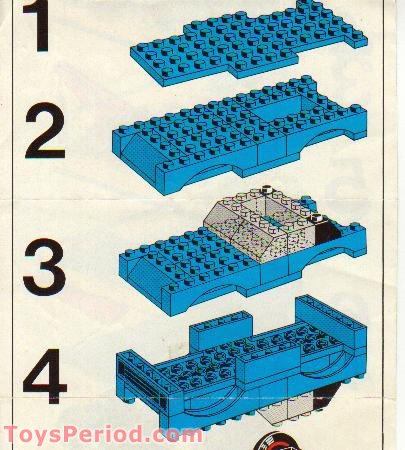LEGO 710-1 Wrecker with Car Instructions and Parts List