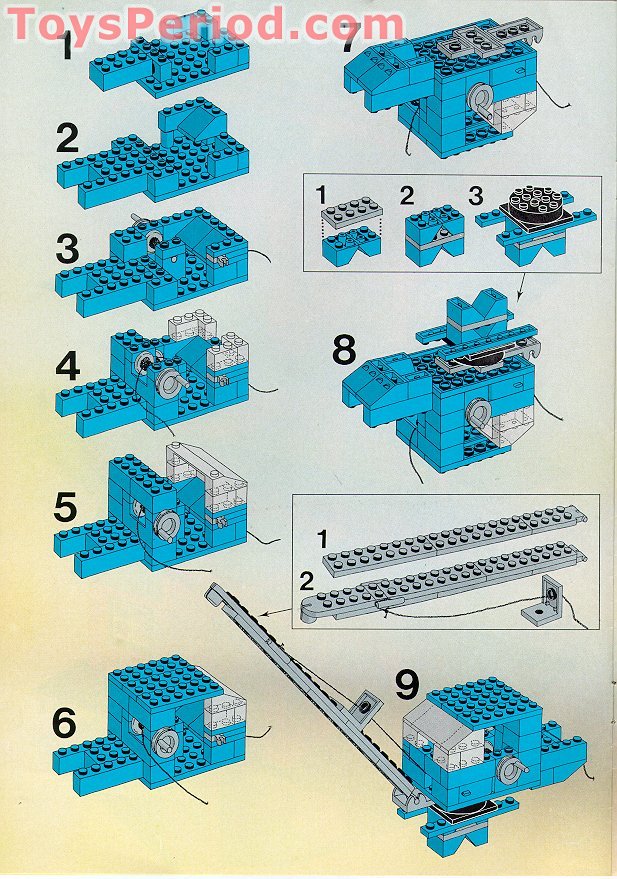 LEGO 733 Universal Building Set Instructions and Parts List