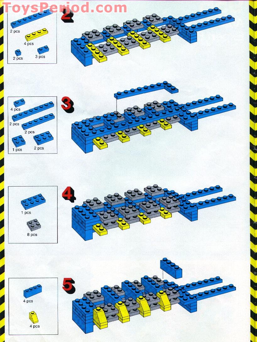 LEGO 956 Auto Chassis Instructions and Parts List