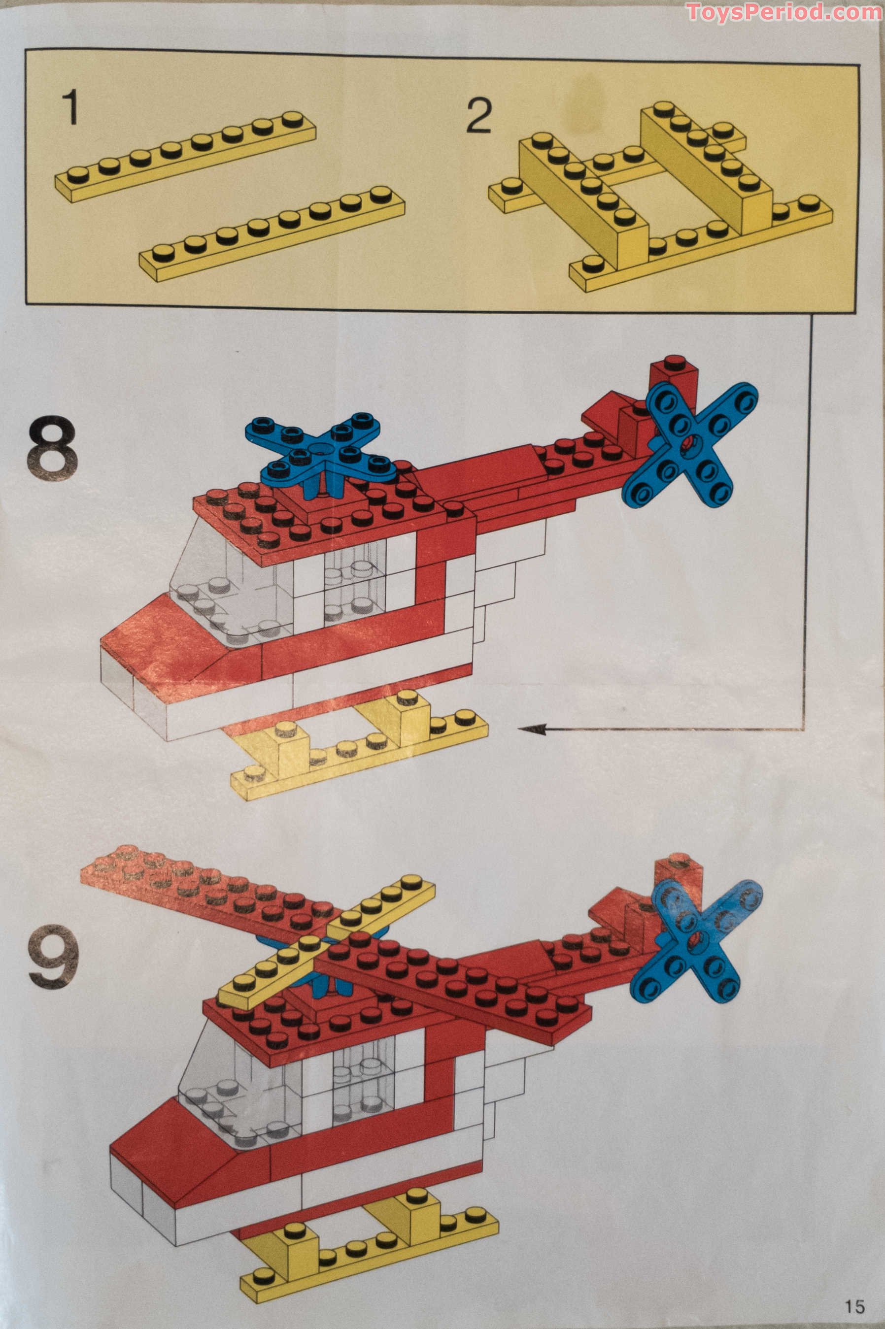 LEGO 1878 Small Bucket Instructions and Parts List