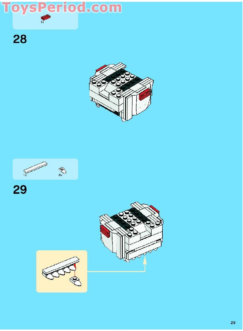 LEGO 10192 Space Skulls Instructions and Parts List