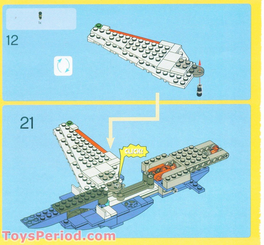 LEGO 4953 Fast Flyers Instructions and Parts List