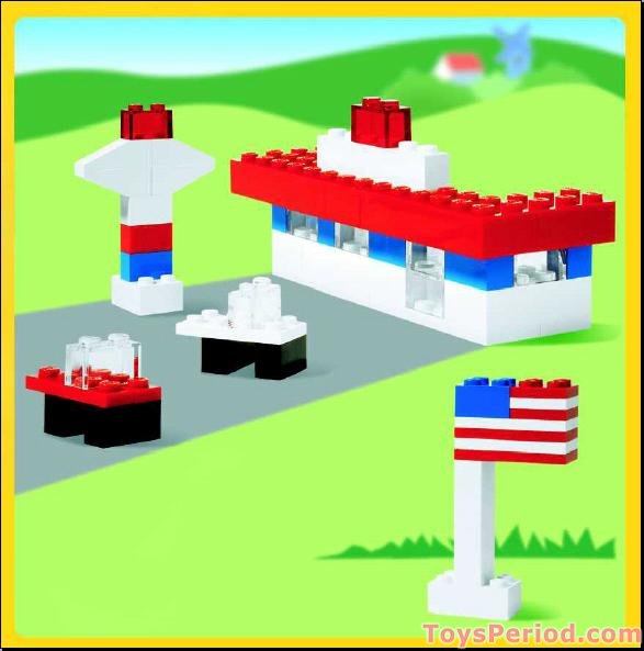 LEGO 4029 Build with Bricks Red Bucket Instructions and Parts List