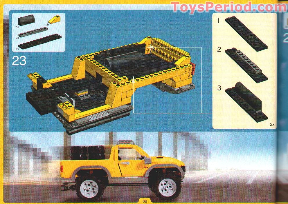 LEGO 4404 Land Busters Instructions and Parts List