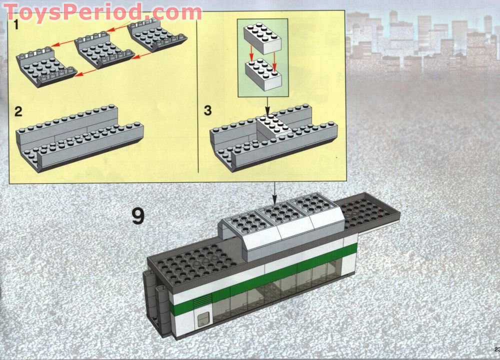 LEGO 4511 High Speed Train Instructions and Parts List