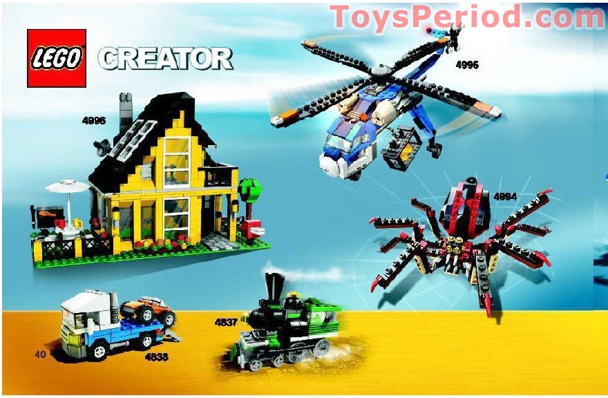 LEGO 6743 Street Speeder Instructions and Parts List