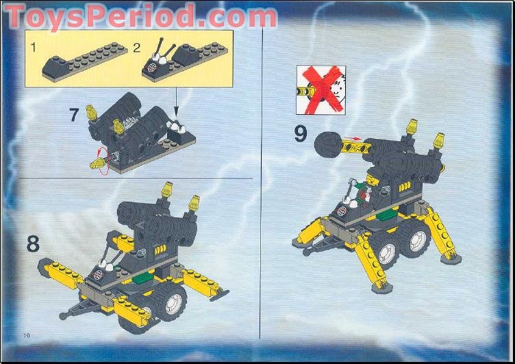 LEGO 6775 Alpha Team Bomb Squad Instructions and Parts List